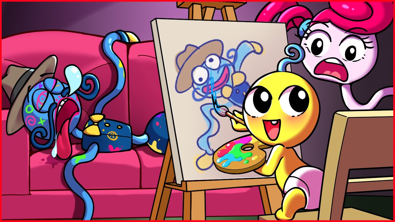 🌈Rainbow Draw & Baby Long Legs - Poppy Playtime Chapter 3 - YouTube