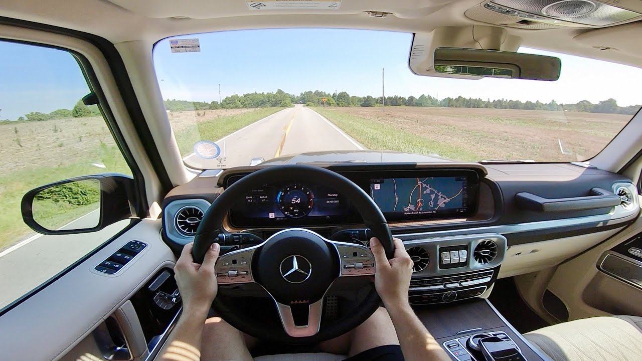 2022 Mercedes Benz G550 | Point Of View Walkaround and Test Drive - YouTube