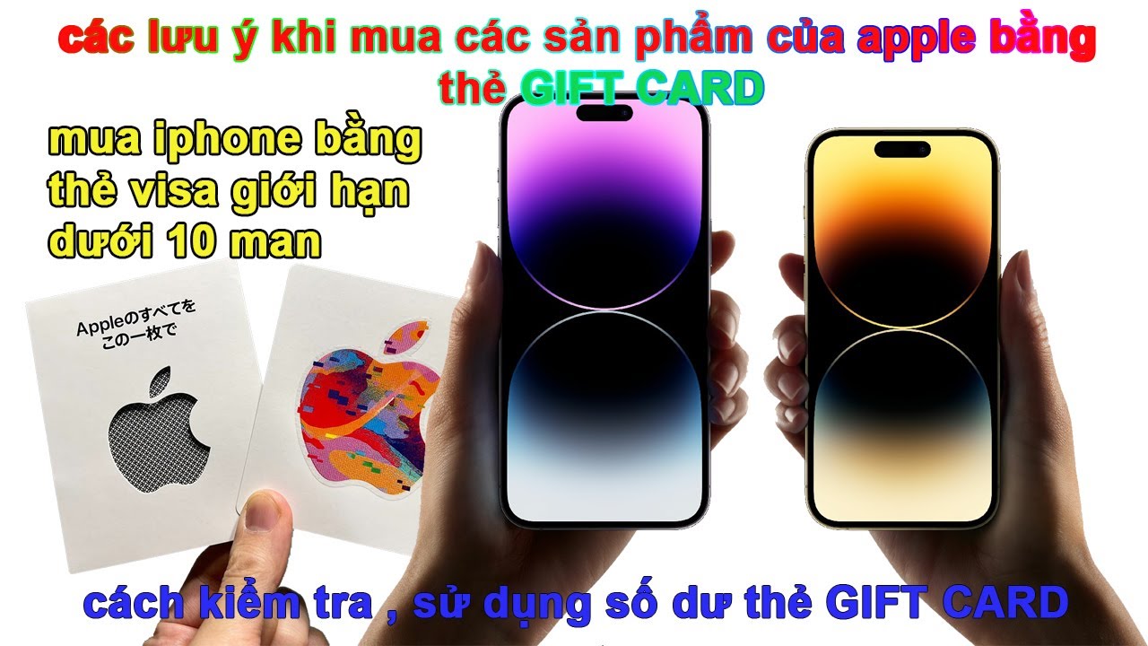 các LƯU Ý khi mua IPHONE 14 PRO MAX bằng GIFT CARD , MUA IPHONE BẰNG ...