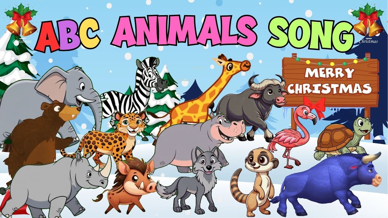 ABC Animals Sounds Song + Alphabet Animals 1 Hour| Learn ABC With ...