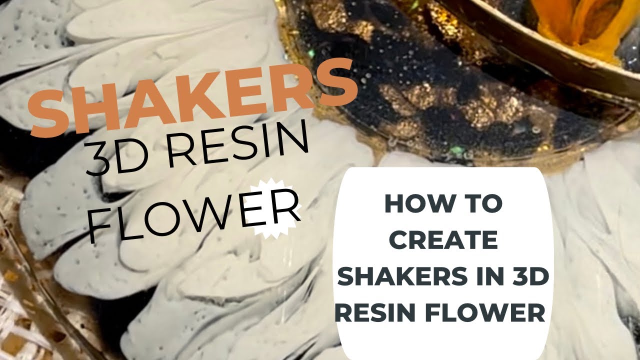3D resin flower shaker… all tips and secrets shared ! - YouTube