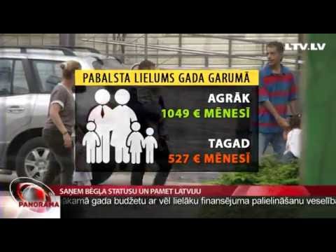 Saņem bēgļa statusu un pamet Latviju