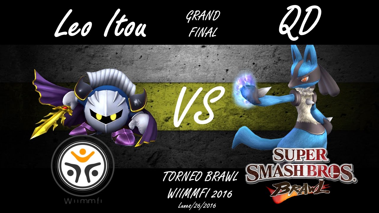 Torneo Wiimmfi 2016: Leo Itou(Meta Knight)[L] vs QD(Lucario)[W] - GF ...