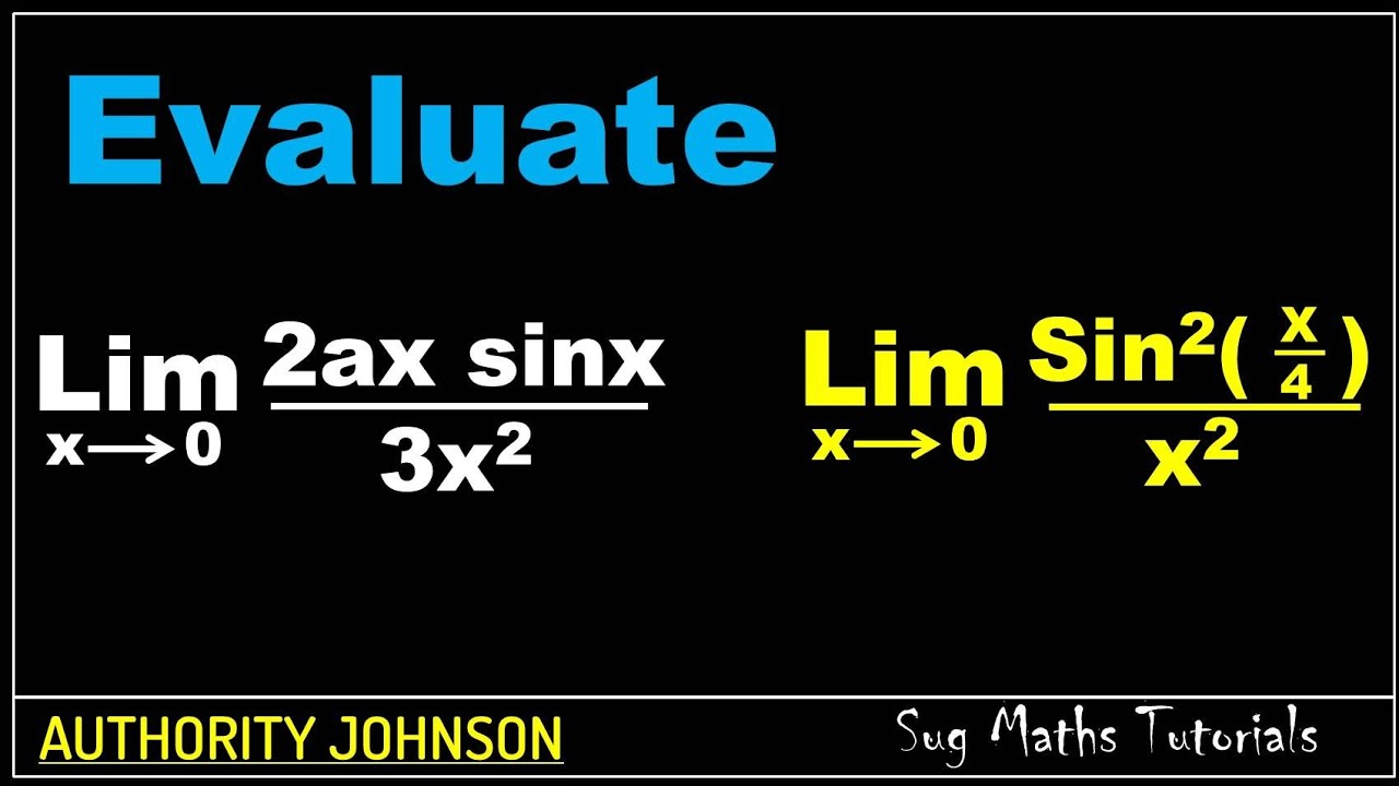 How to solve limits problems in minutes - YouTube