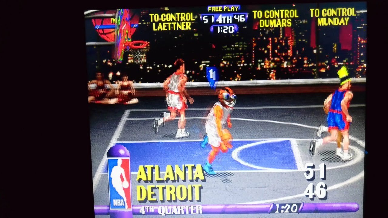 Arcade1up casual nba hang time stream - YouTube