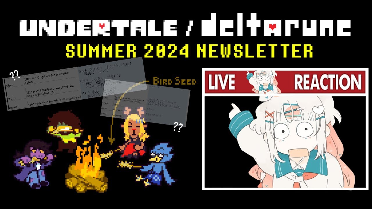 Undertale/Deltarune Summer 2024 Newsletter Reaction - YouTube