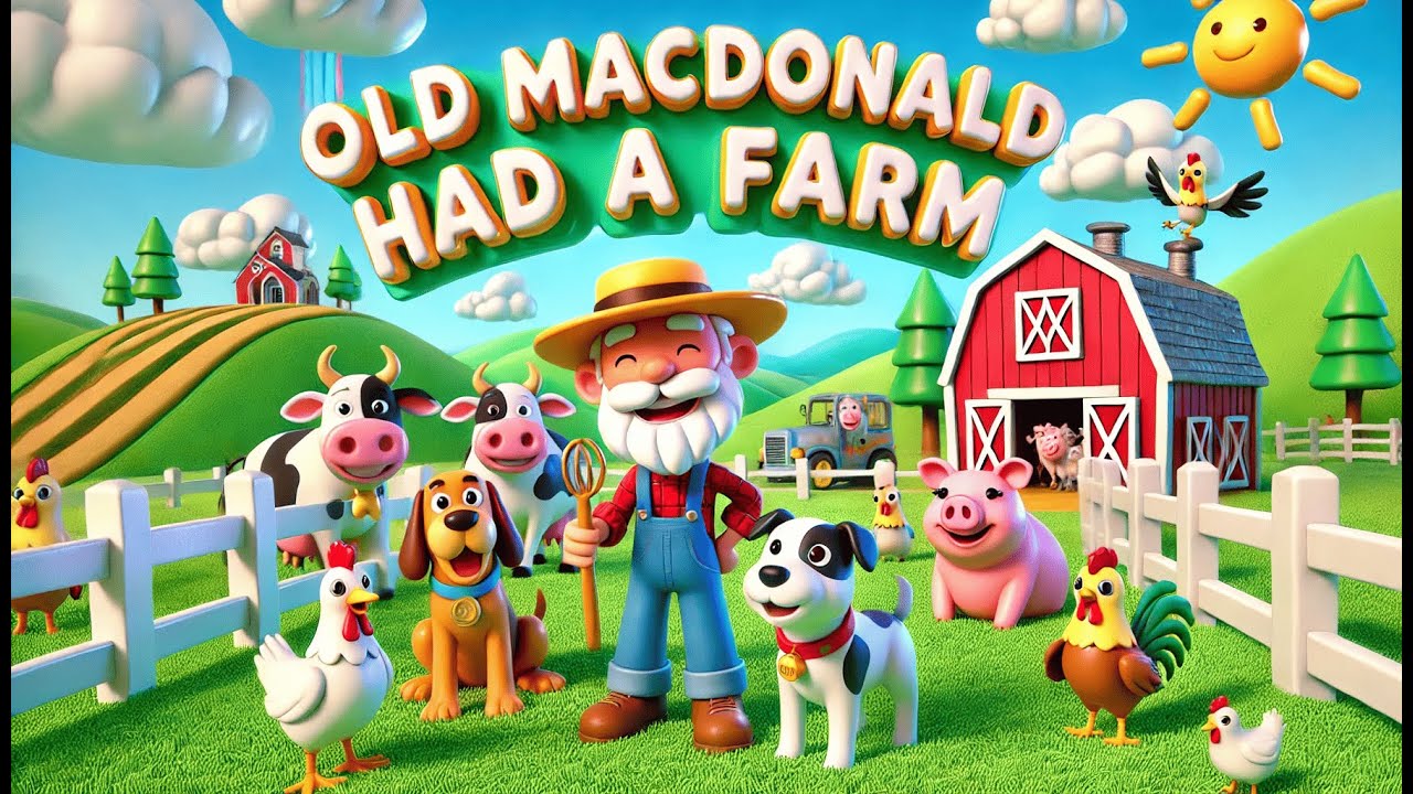 Old Mcdonald had a Farm Nursery Rhyme - YouTube