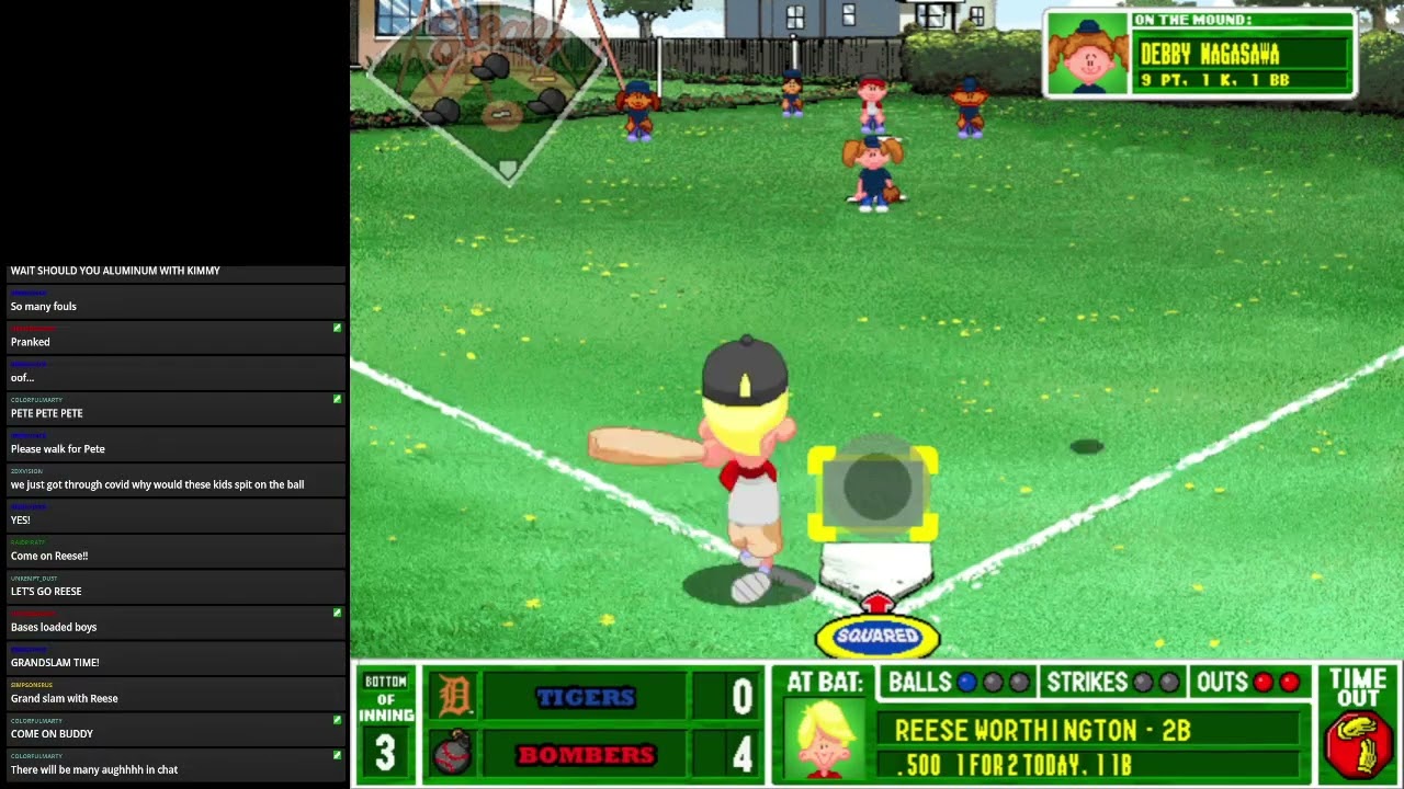 Twitch Highlights - Reese Worthington gets a grand slam! (Backyard ...