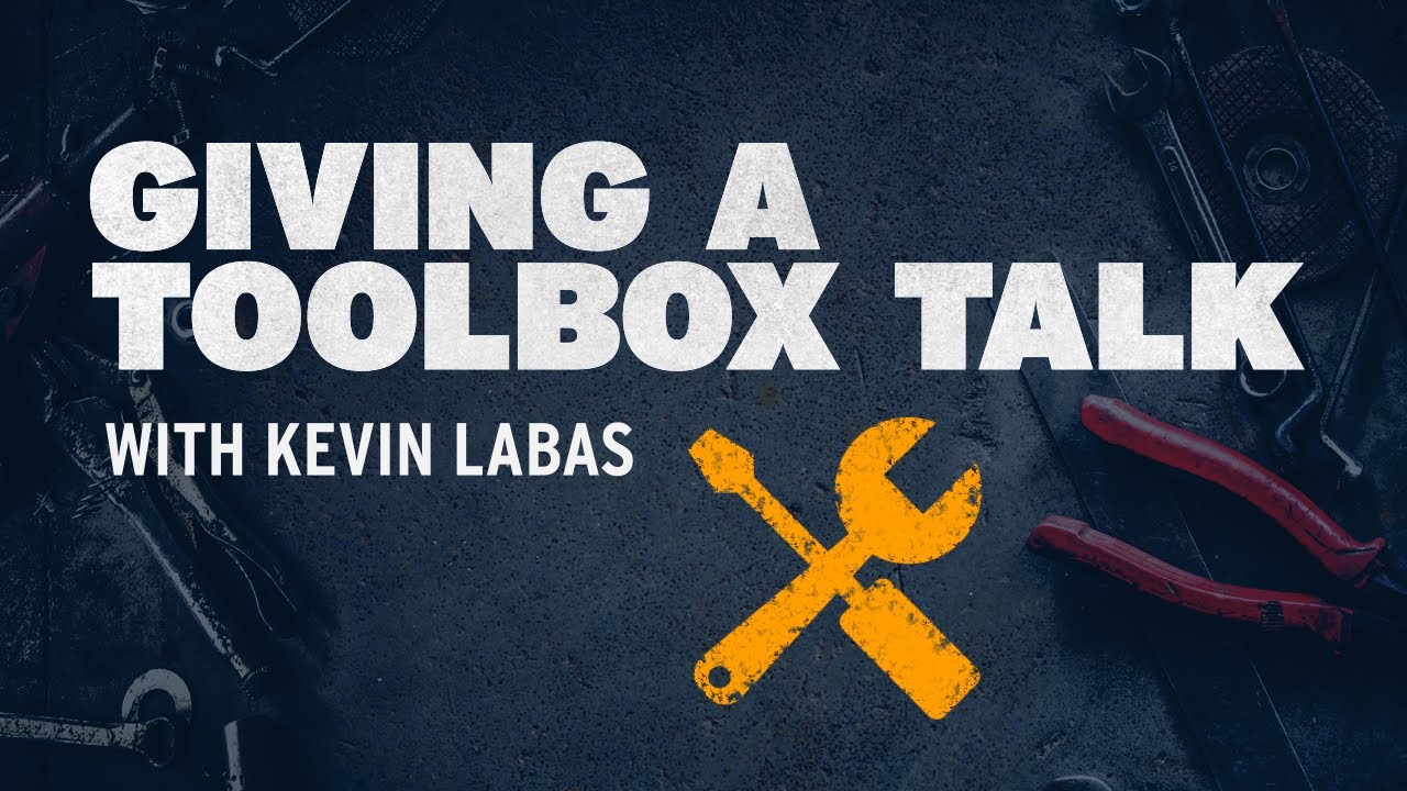 Toolbox Talk - GIVING A TOOLBOX TALK - YouTube