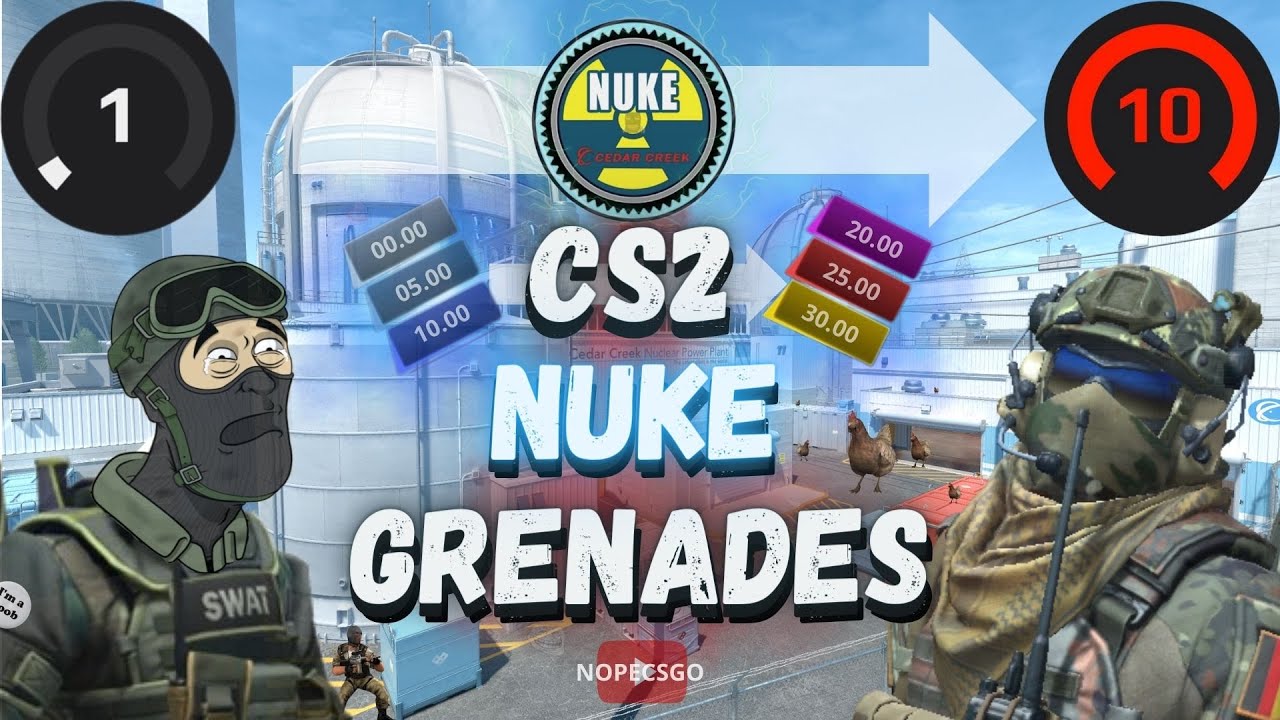 BEST NUKE GRENADES IN COUNTER STRIKE 2 - YouTube