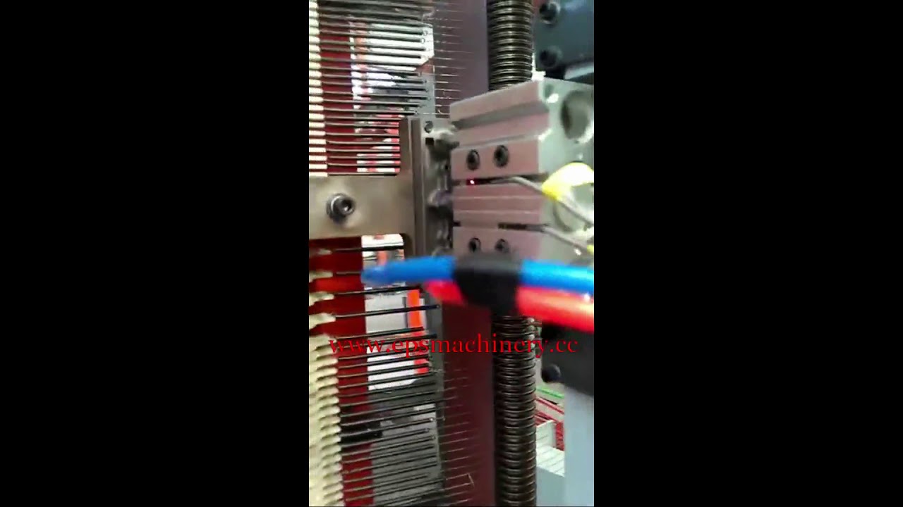 Automatic wire setting for EPS Cutting Line - YouTube