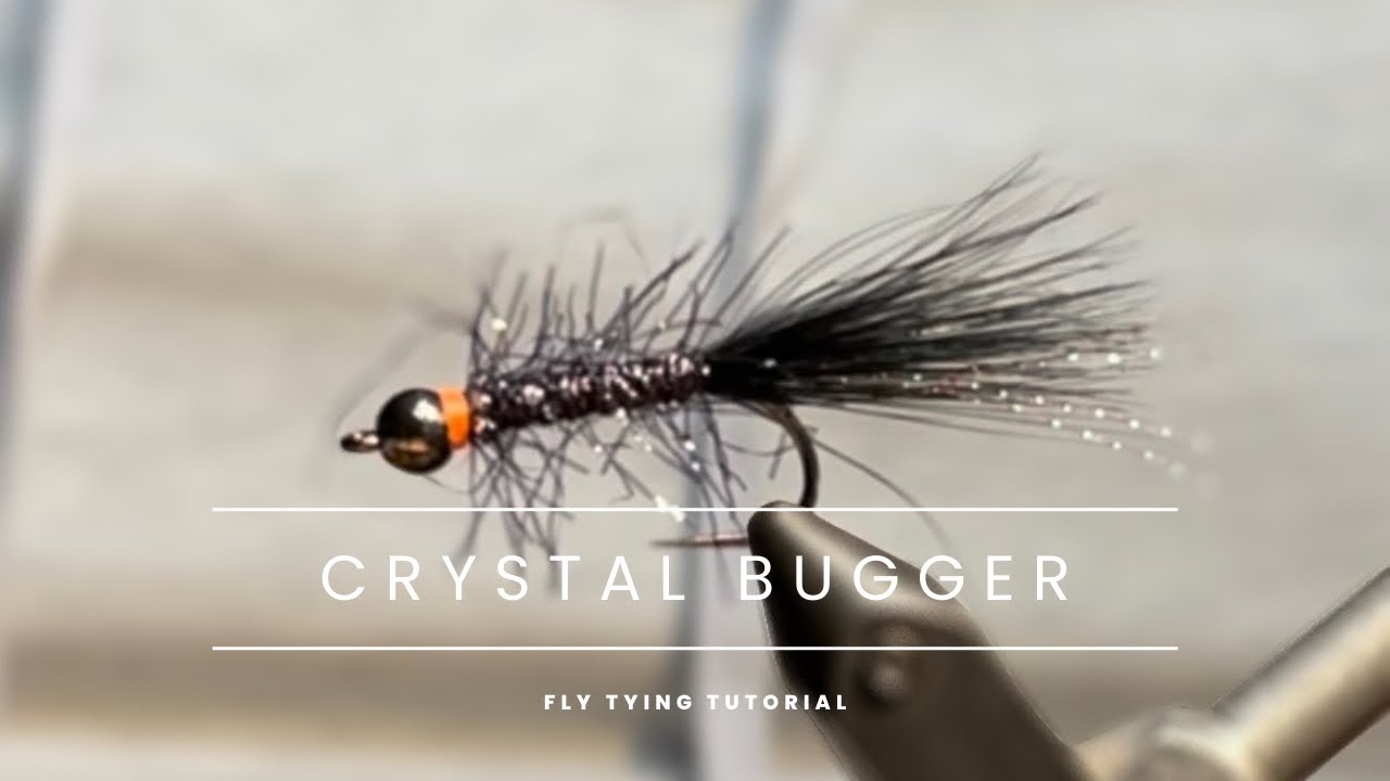 Black Crystal Bugger - Fly Tying Instructional - YouTube