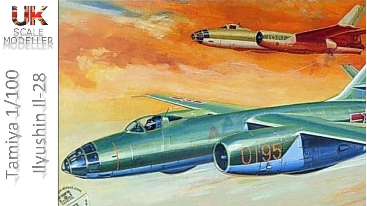 Build 57 - 1/100 Tamiya Il-28 - YouTube