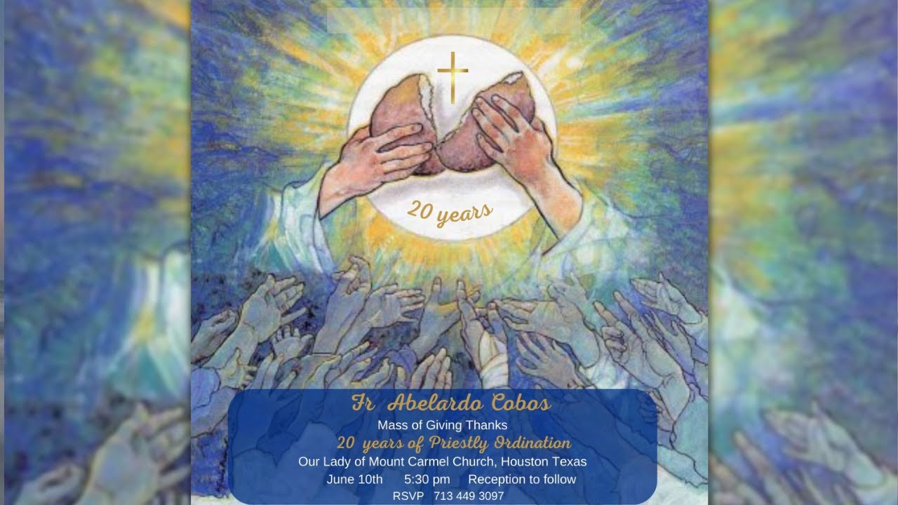 Fr. Cobos’ 20th Priestly Anniversary/El 20 Aniversario de Sacerdocio ...