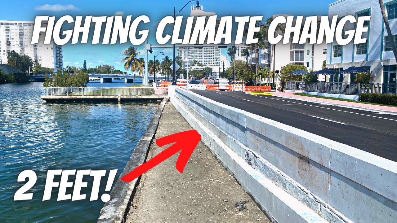 This Miami Beach Road Was Raised 2 FEET to Fight Sea Level Rise! - YouTube