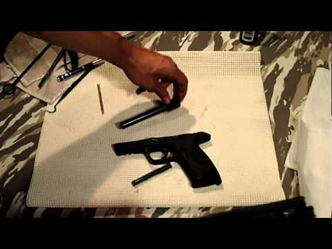 How to Field Strip a Smith and Wesson M&P Pro - YouTube
