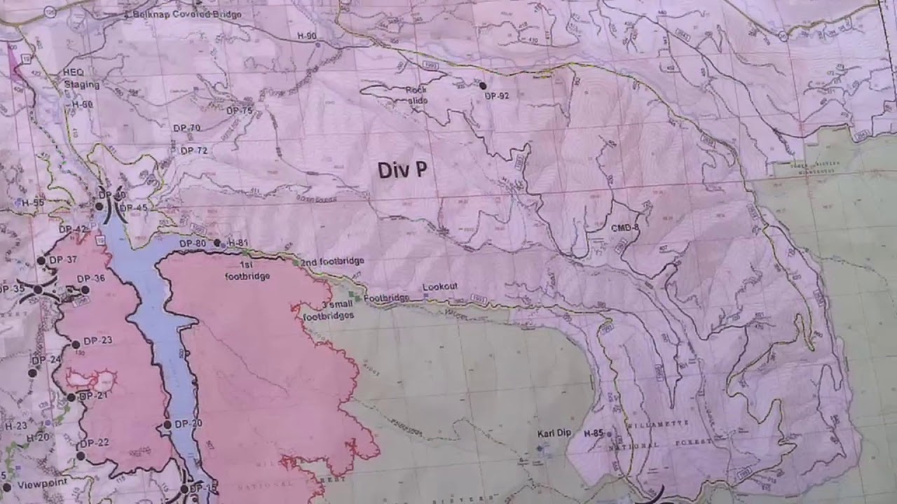 Terwilliger Fire August 14, 2018 - YouTube