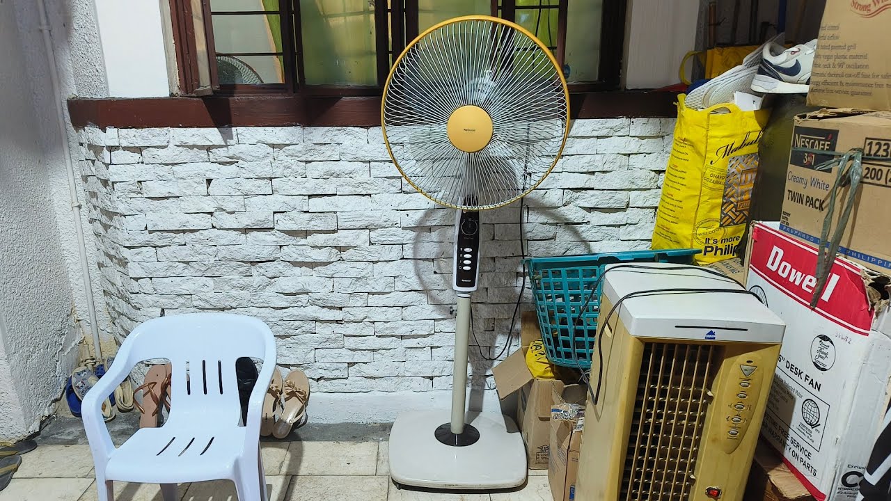 [ Half restored ] 1996 National stand fan w/timer - YouTube