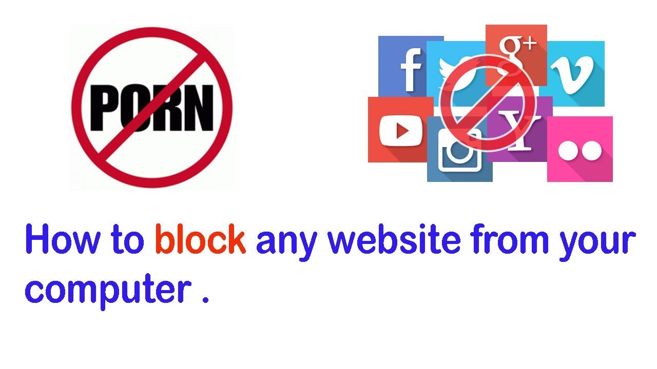 how to block facebook /youtube or any website in your own computer ...