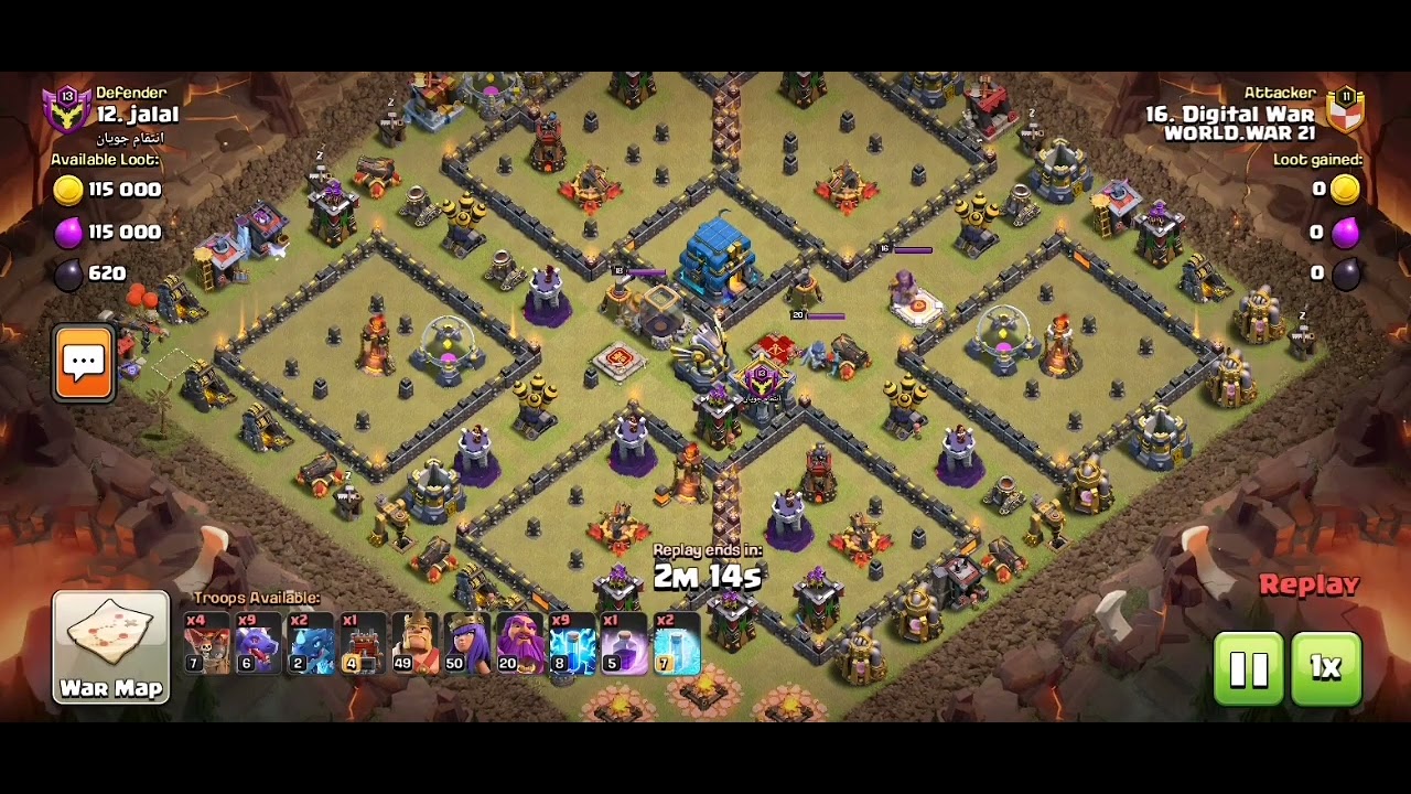 Best Heroic attack of COC war two side - YouTube