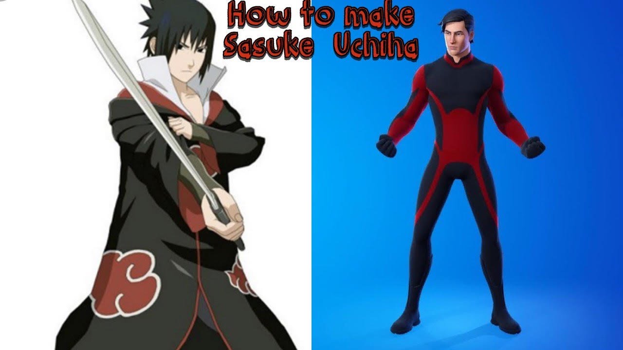 " How To Make Sasuke Uchiha " | Fortnite - YouTube