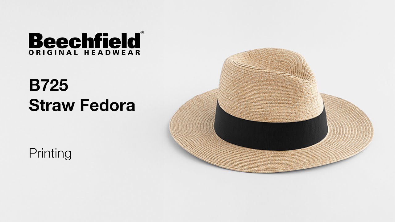 How to print onto the removable band of the B725 Straw Fedora ...