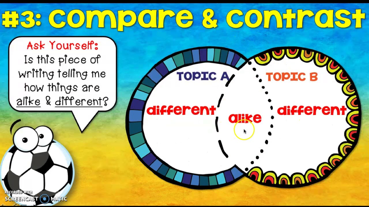 Compare & Contrast Notes - YouTube