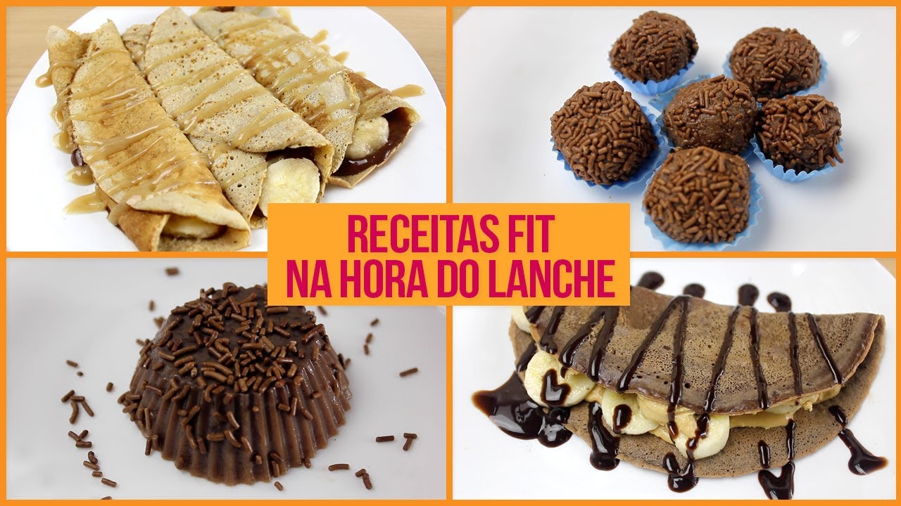 12 RECEITAS FIT FÁCEIS PARA LANCHE DA TARDE! | Rápidas, Saudáveis e ...