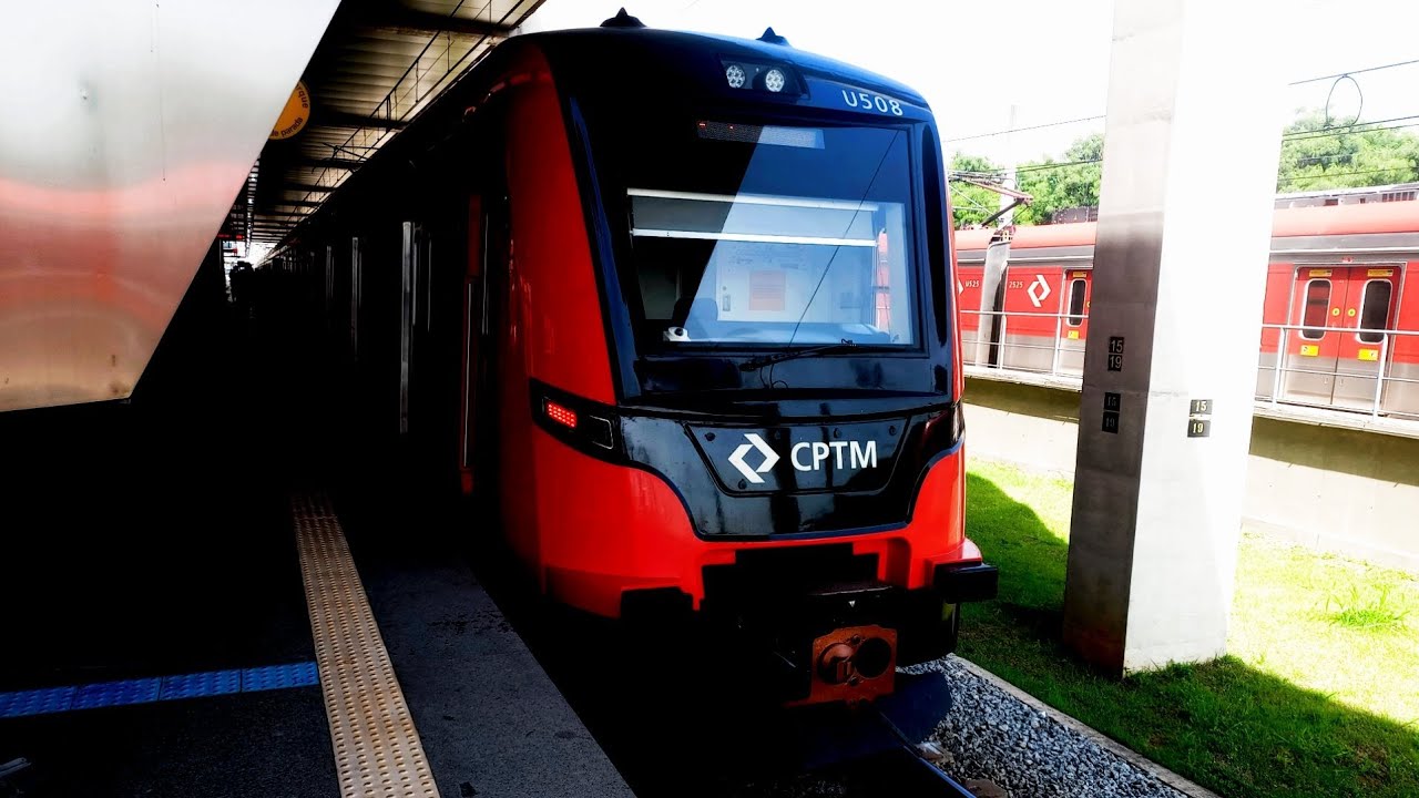 [CPTM] Série 2500 (U508) Chegando em Eng. Goulart - Linha 13 Jade - YouTube