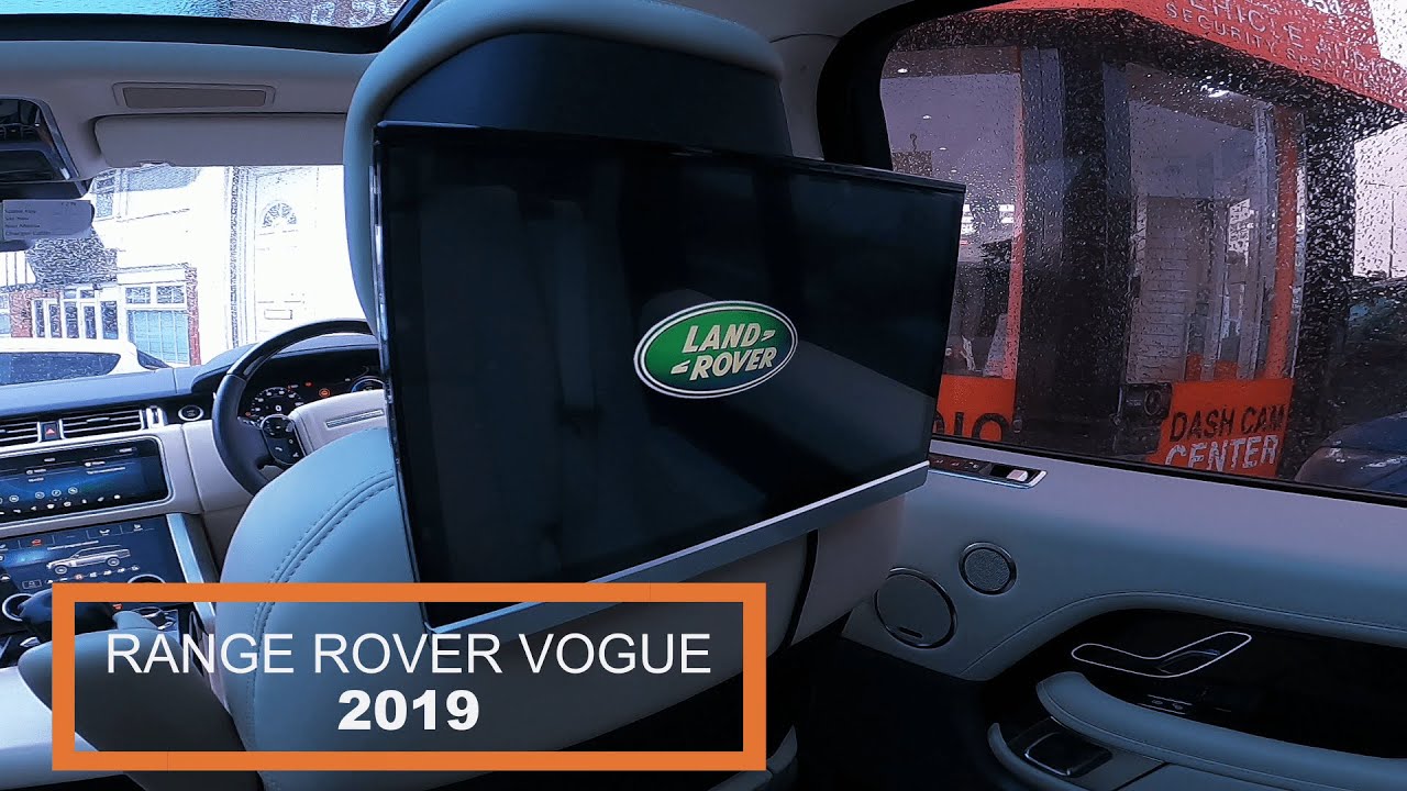 Range Rover Vogue 2019 Rear Entertainment Headrest Screens With Android ...