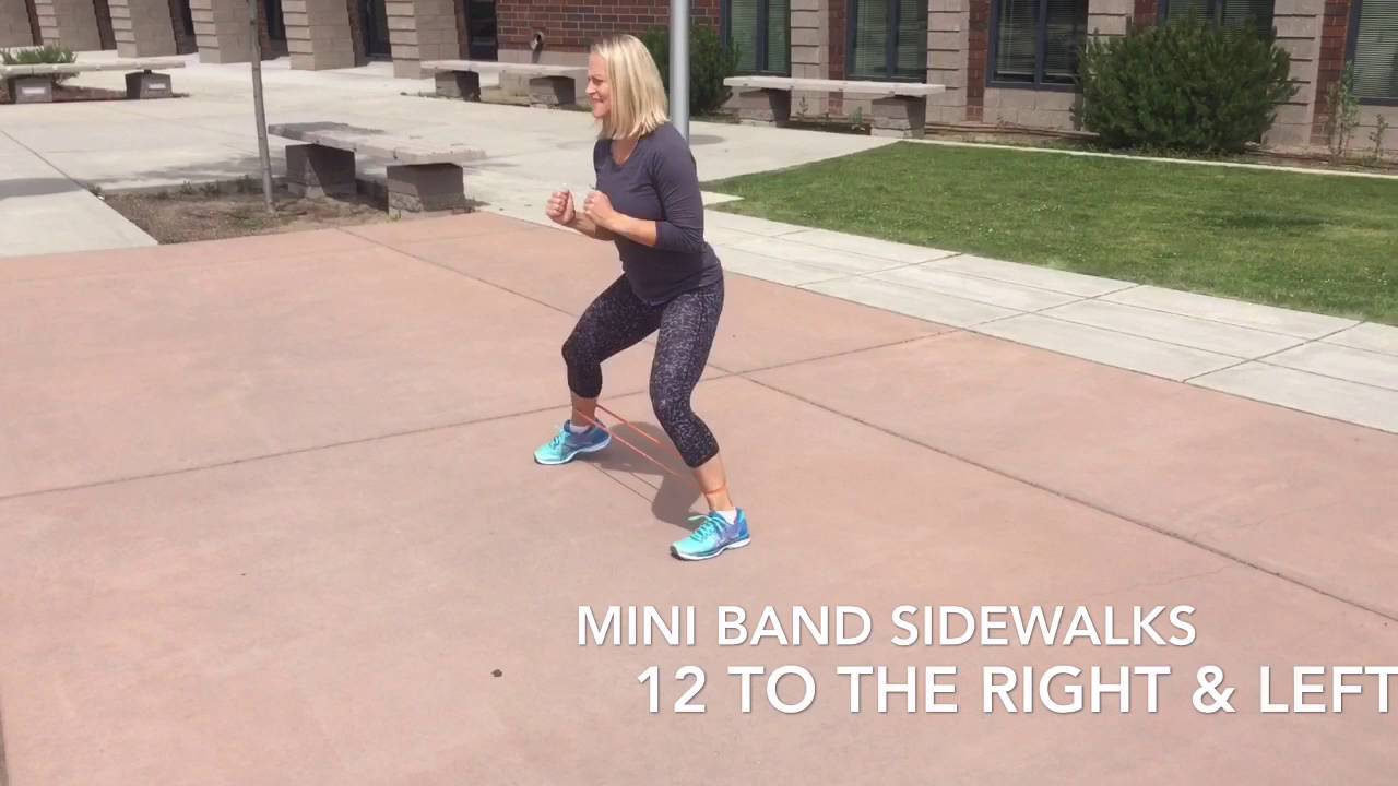 Mini Band Sidewalk aka Defensive Slide - YouTube