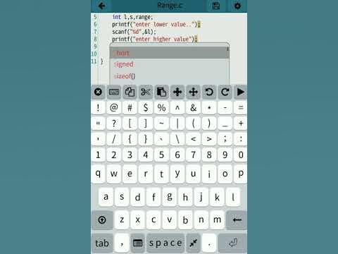 C Language program for calculating Range. - YouTube