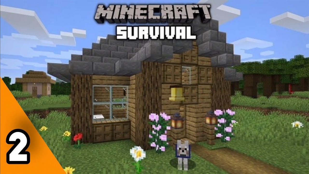 I BUILD A BEAUTIFUL HOUSE IN MINECRAFT 🏠 | MINECRAFT SURVIVAL SERIES EP ...