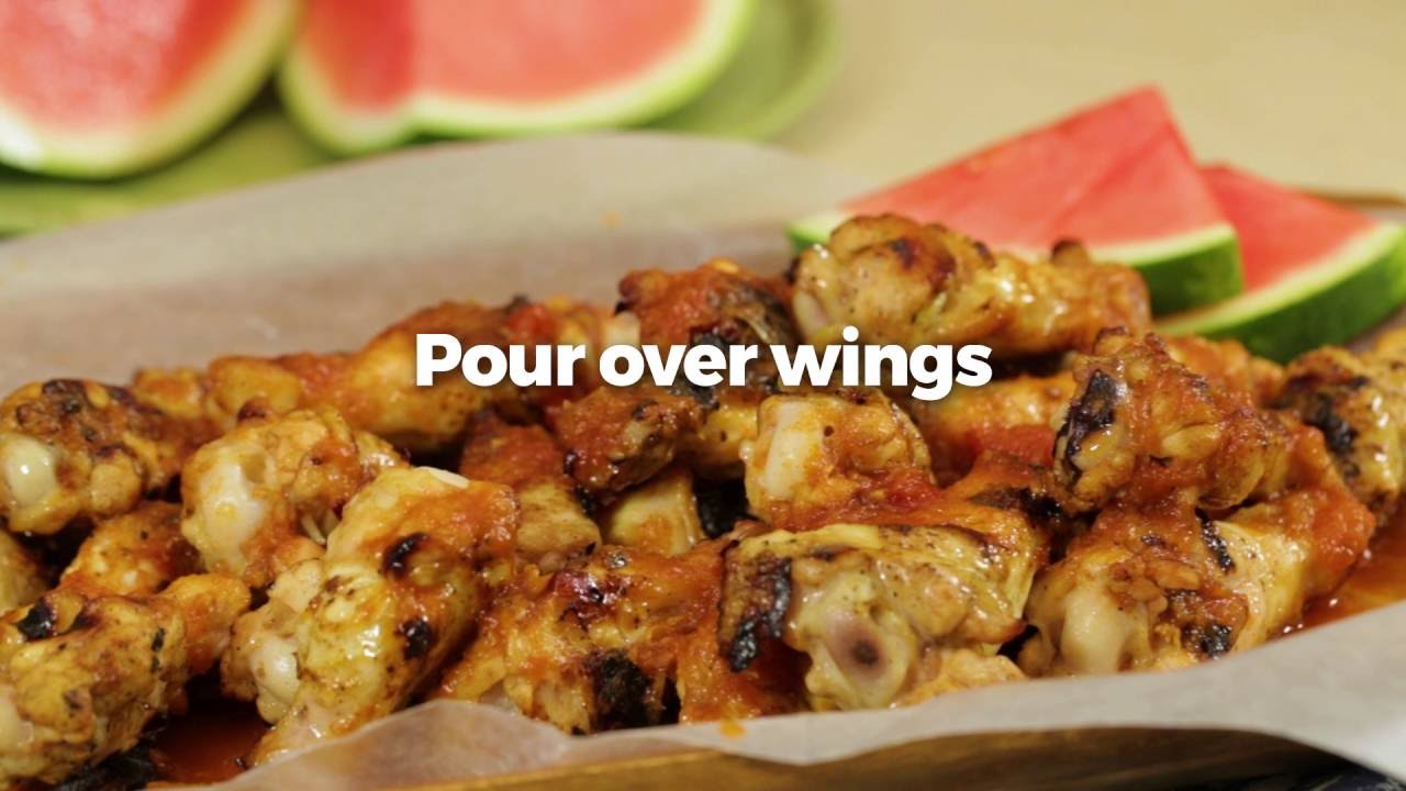 Chipotle Maple Citrus Watermelon Wings - YouTube