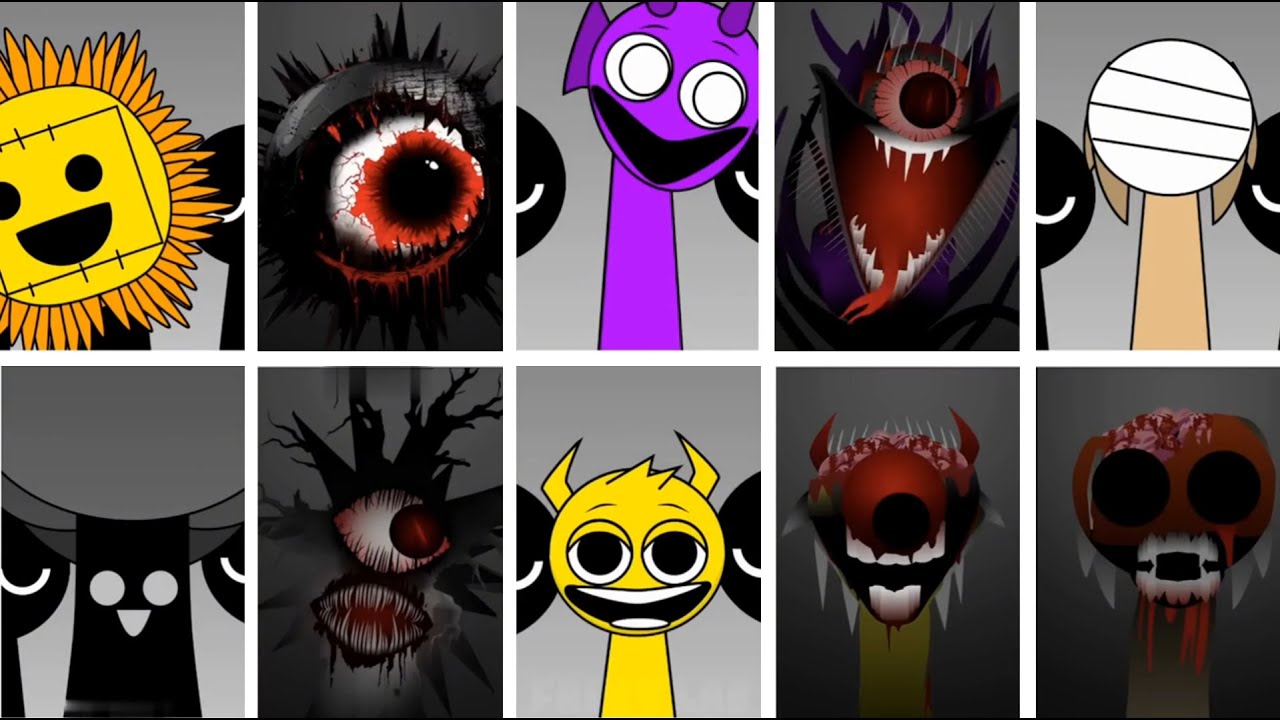 All Phases in Incredibox Sprunki Definitive Version From Phase 3 To ...