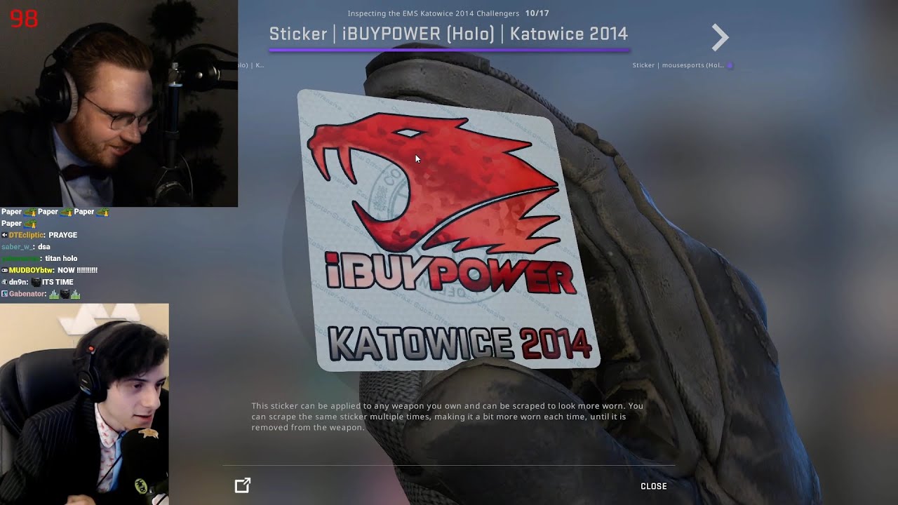 OhnePixel unboxes an iBuyPower HOLO? EMS Katowice Capsule Opening - YouTube