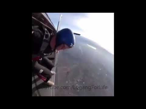 Logan Paul Skydiving FOOTAGE ! - YouTube