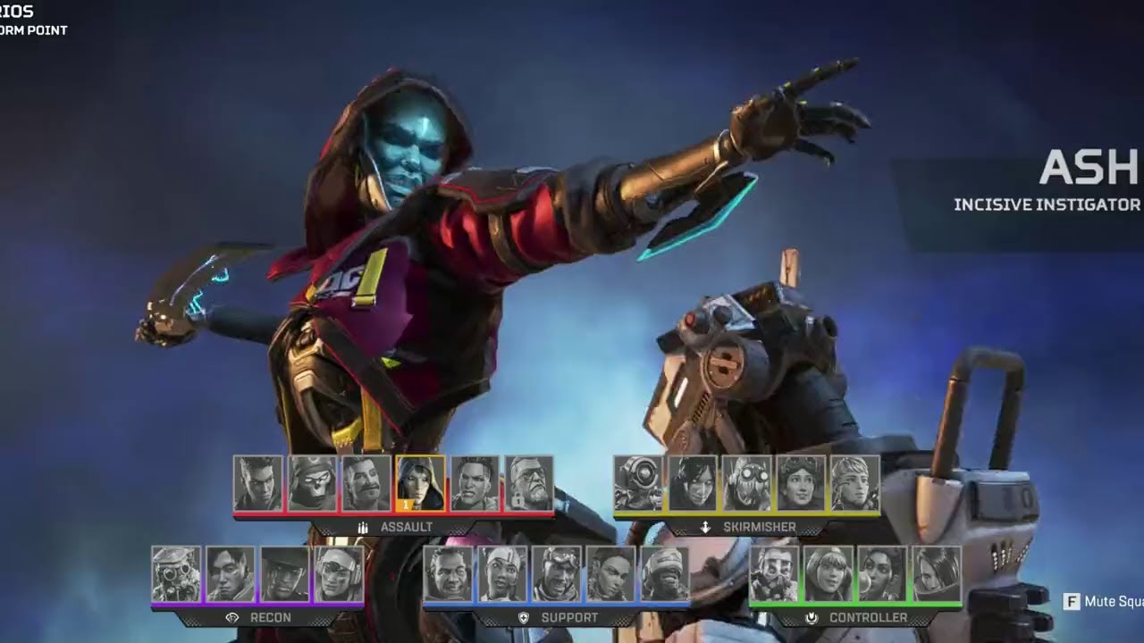 Ash New Select Screen Animation | Apex Legends Season 17 - YouTube