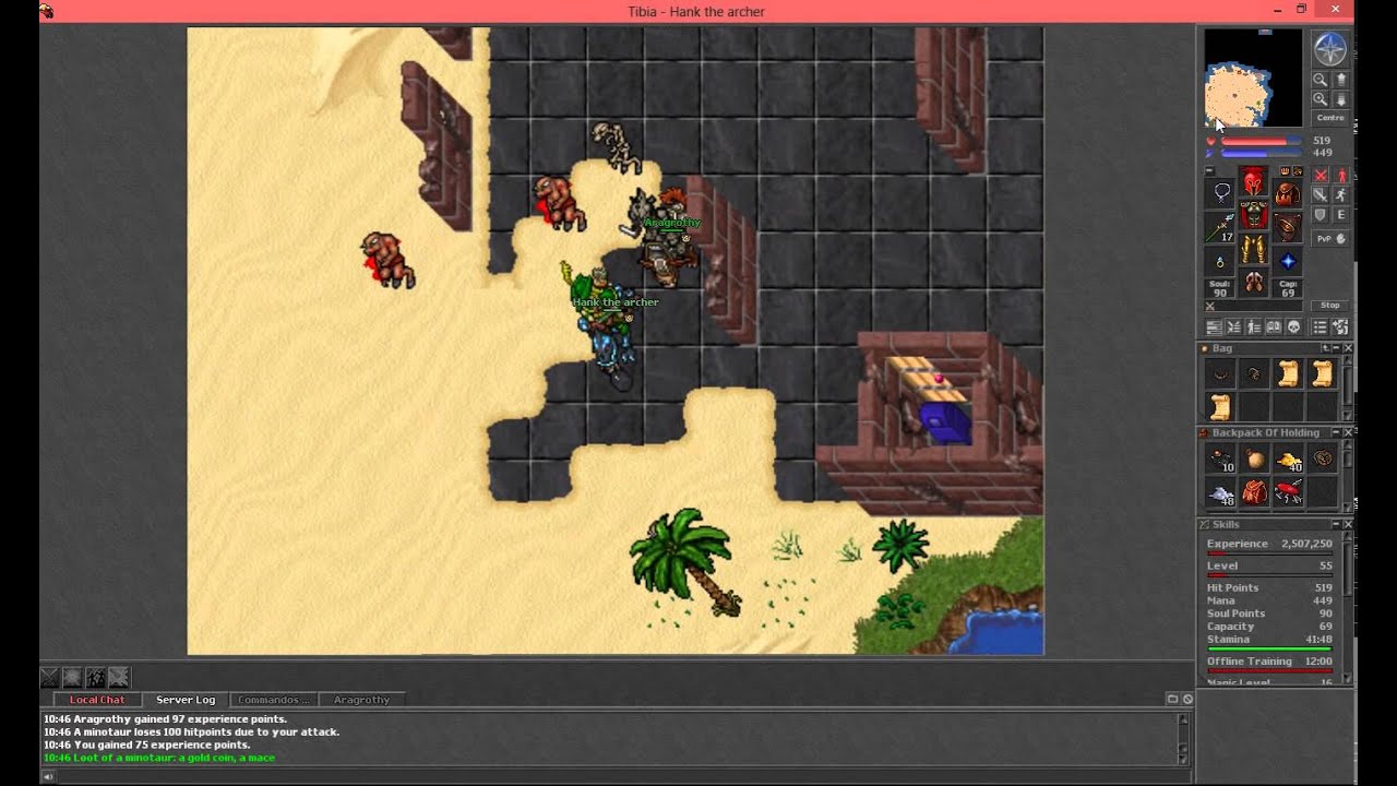 Koshei The Deathless Quest (Blue Legs Quest) Parte 1 TibiaFuLL - YouTube