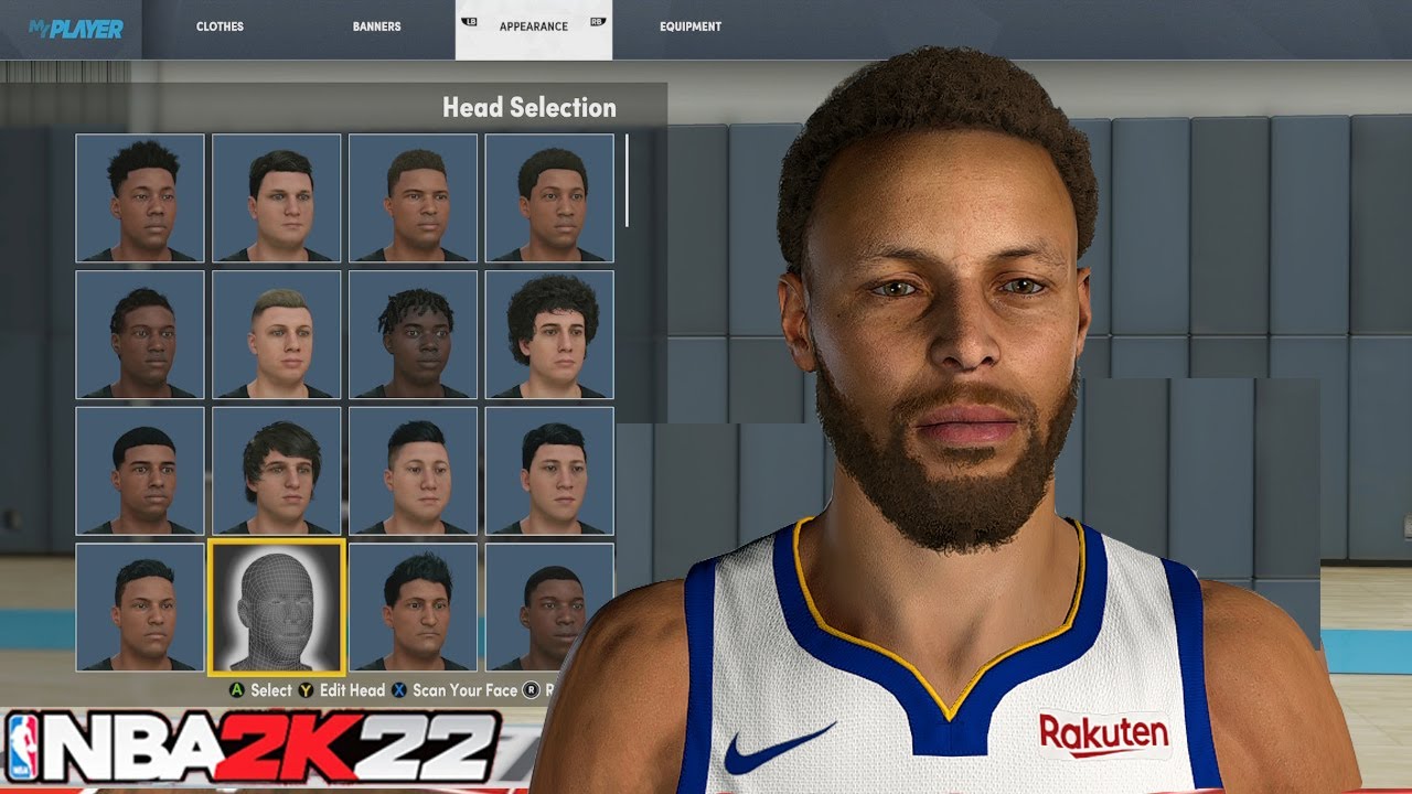 THE BEST STEPH CURRY FACE CREATION ON NBA2K22! - YouTube