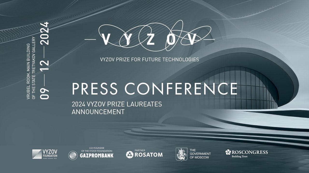 Press conference. Announcement of the laureates of The VYZOV Prize for ...