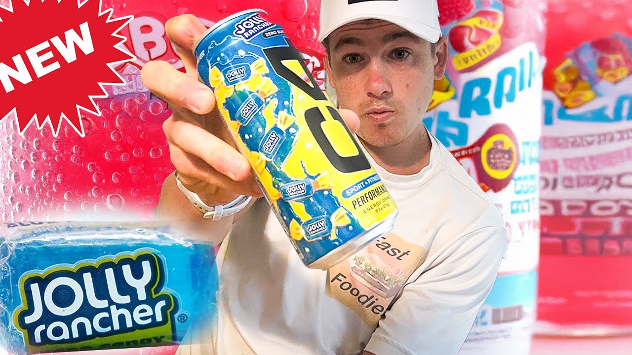 🔥 NEW C4 Blue Raspberry Jolly Rancher Energy Drink! 🍬💙 Can Candy Flavor ...