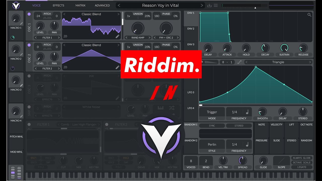 How to Make a "Real Riddim" Drop with VITAL! [DUBSTEP TUTORIAL] - YouTube