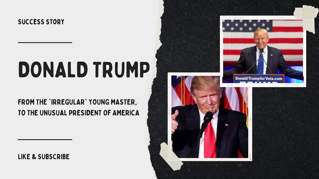 The surprising past of former US President Donald Trump | Success Story ...