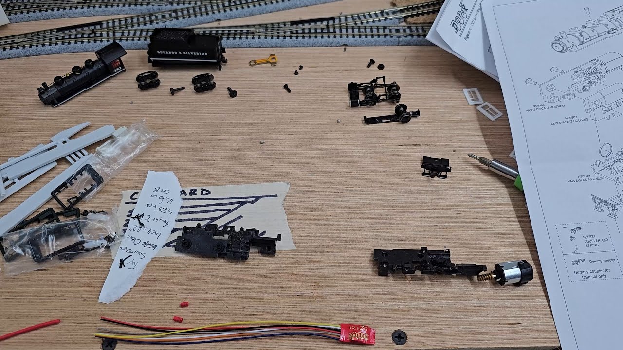 Durango And Silverton Bachmann N Scale DCC Conversion - YouTube