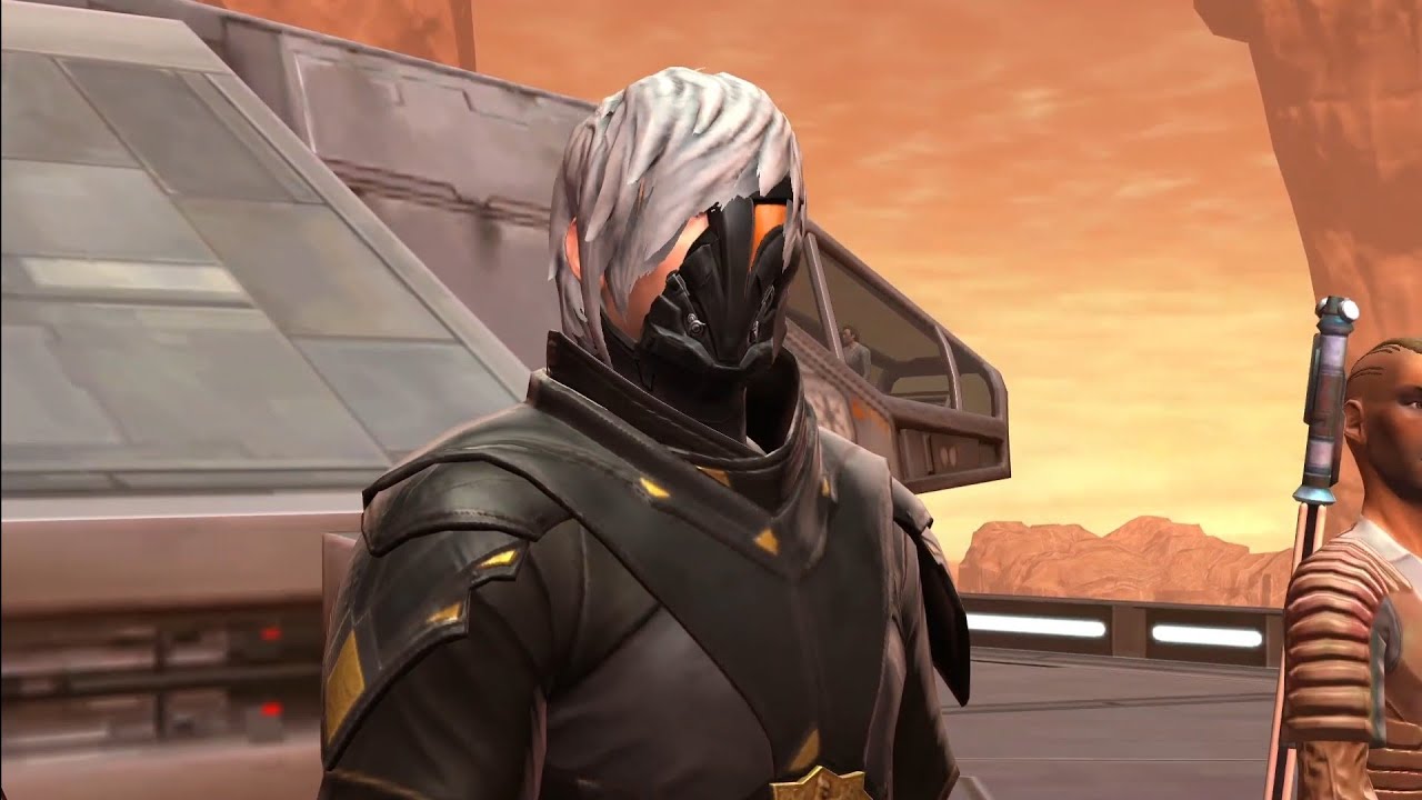 swtor sith inquisitor story part 1 male thexan armor time to listen ...