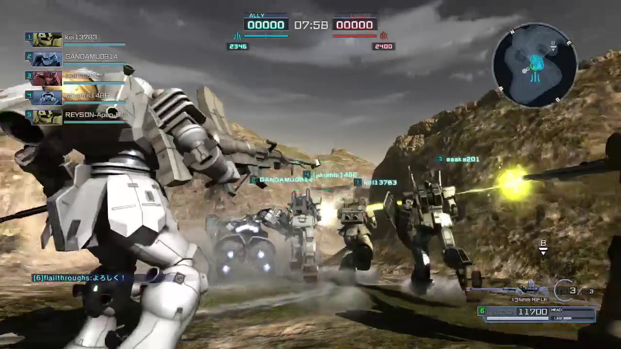 Gundam Battle Operation 2 Beta: EMS-10 Zudah With Anti-Ship Rifle On ...