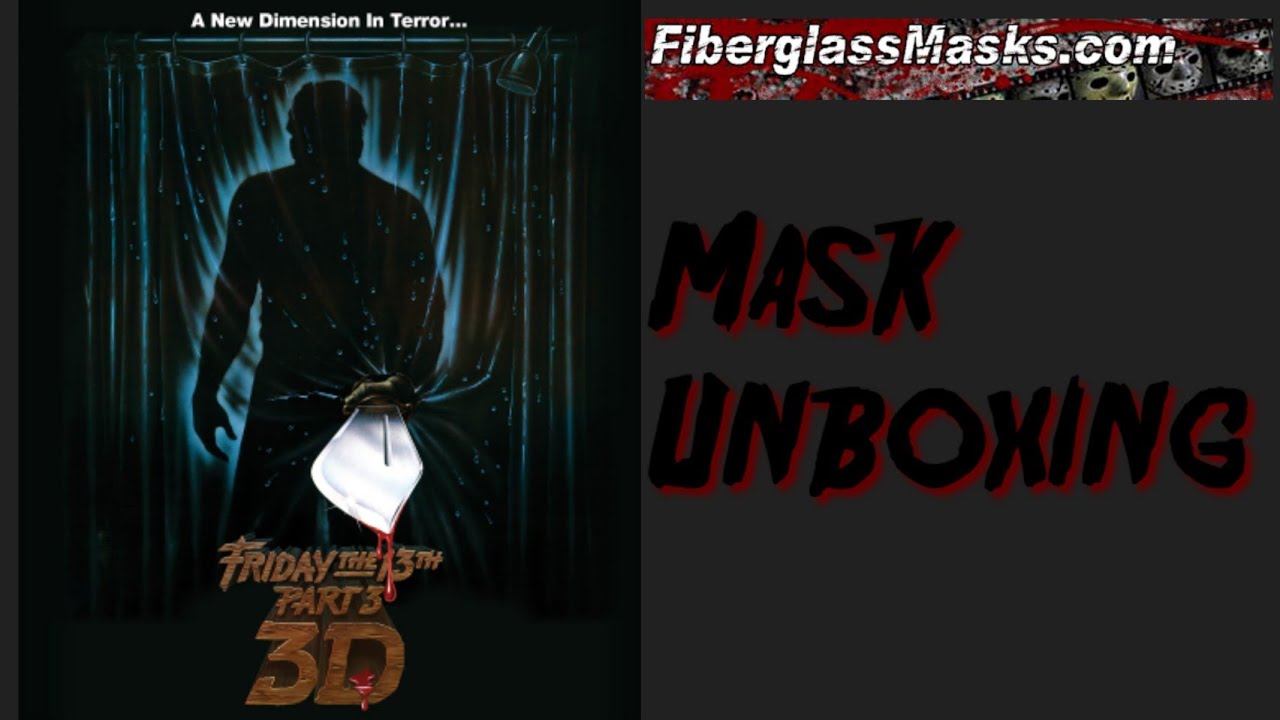 Friday The 13th Part III Replica Mask By FiberglassMasks.com Unboxing ...