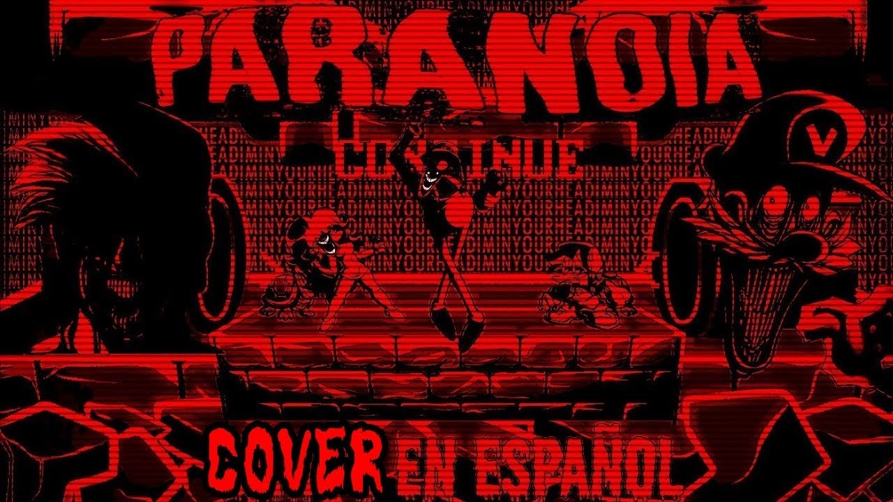 Friday night funkin Mario Madness || Paranoia cover español || Ft ...