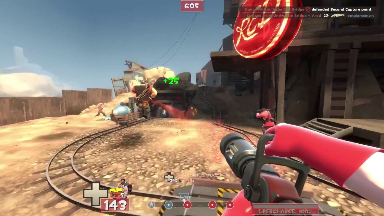 TF2: Medic's Thankless Job and the Crusaders Crossbow - YouTube